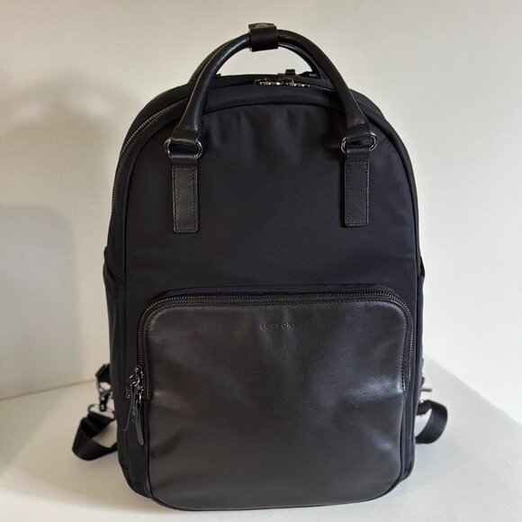 Lo & Sons | Bags | Lo Sons Rowledge Womens Backpack Black And Gunmetal ...